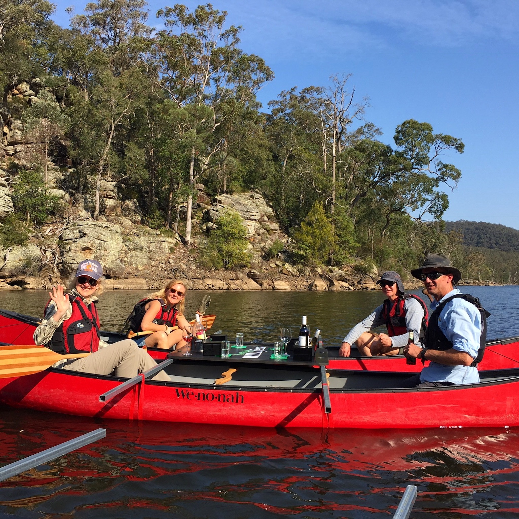 Canoes, Cool Climate Wines & Canapes - Destination Southern Highlands