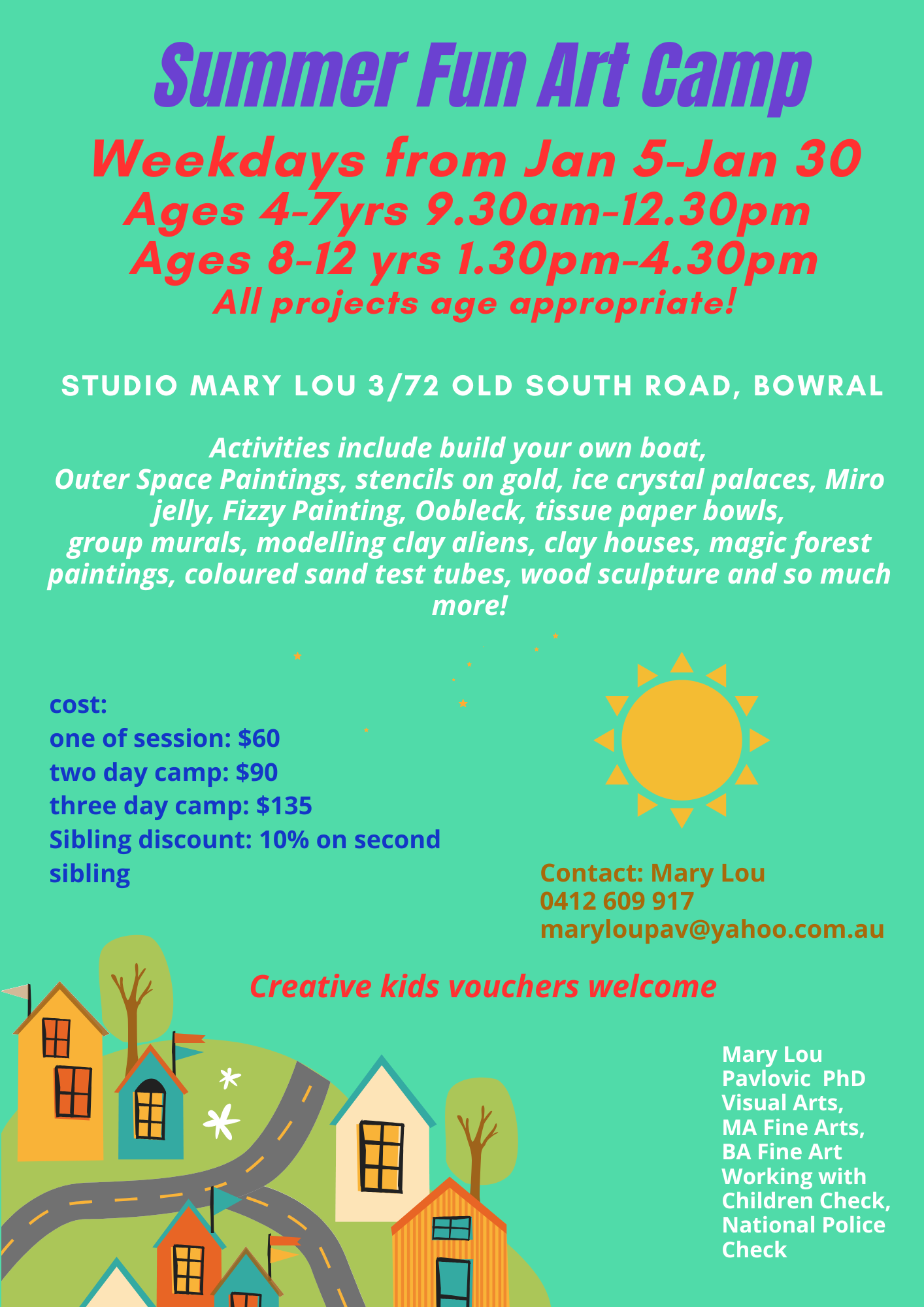 Summer Fun Art Camp - Destination Southern Highlands